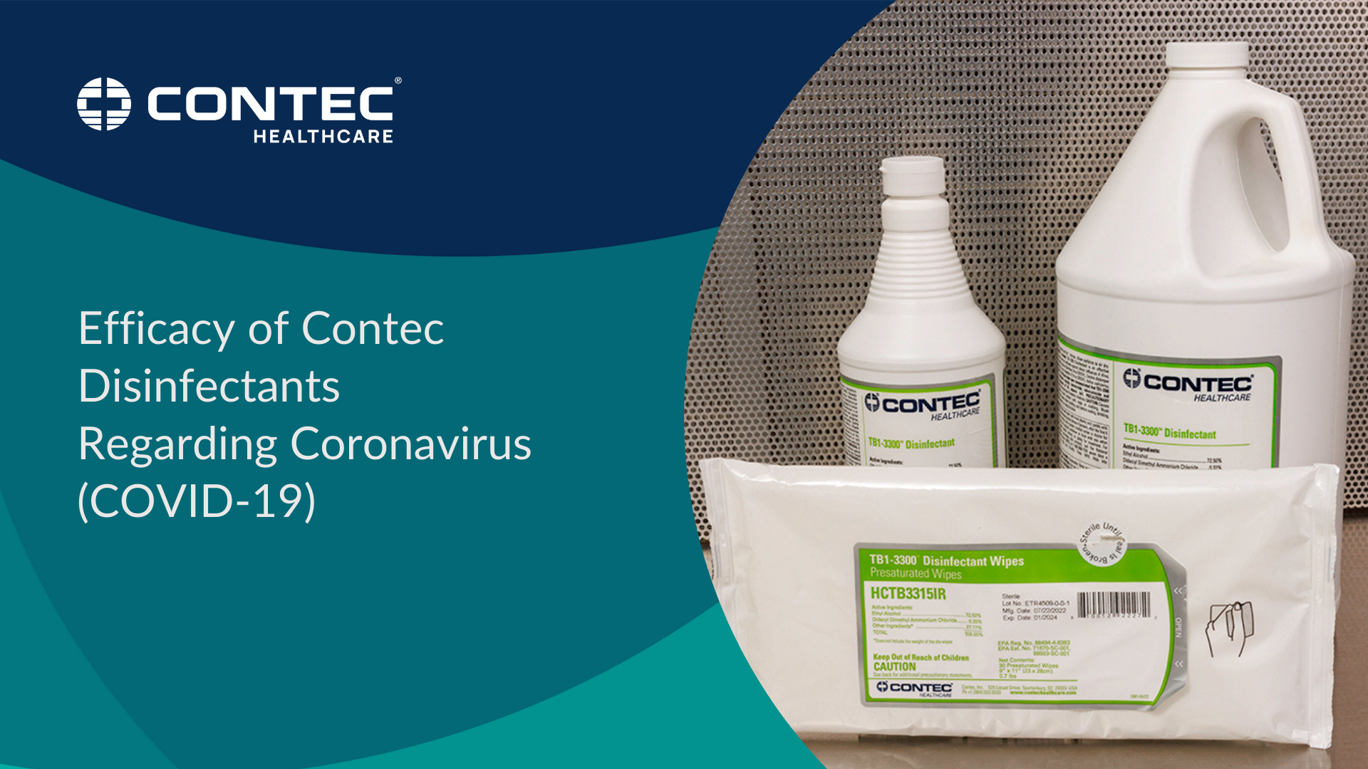 Efficacy of Contec Disinfectants Regarding Coronavirus (COVID-19)