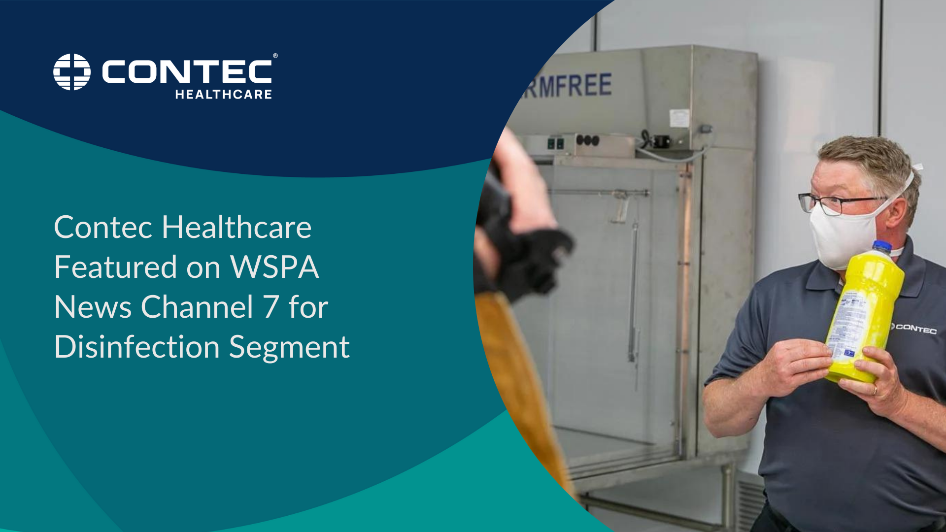 Contec Healthcare Featured on WSPA News Channel 7 for Disinfection Segment